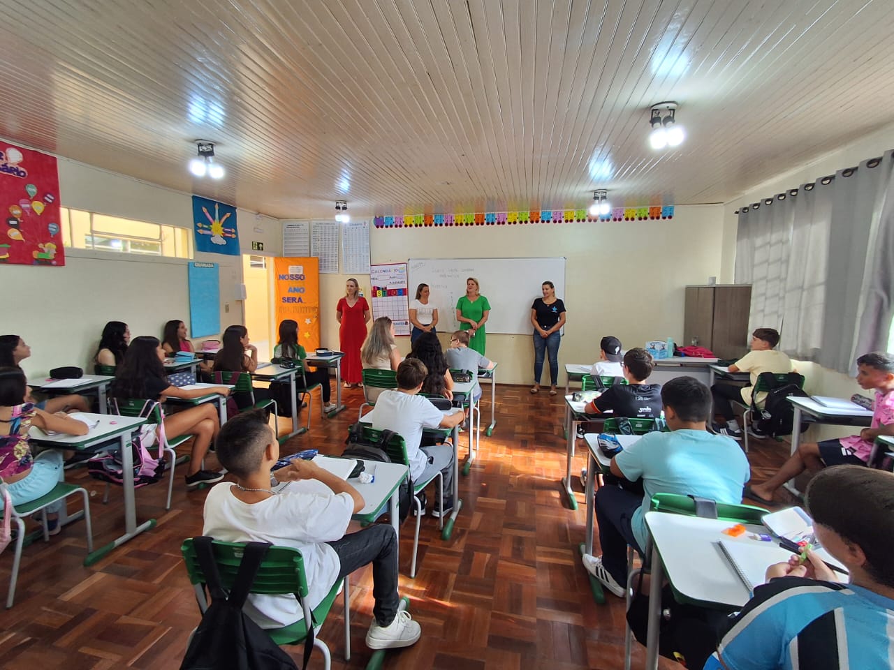 Volta As Aulas Ocorreu Hoje Na Rede Municipal De Ensino De Sobradinho