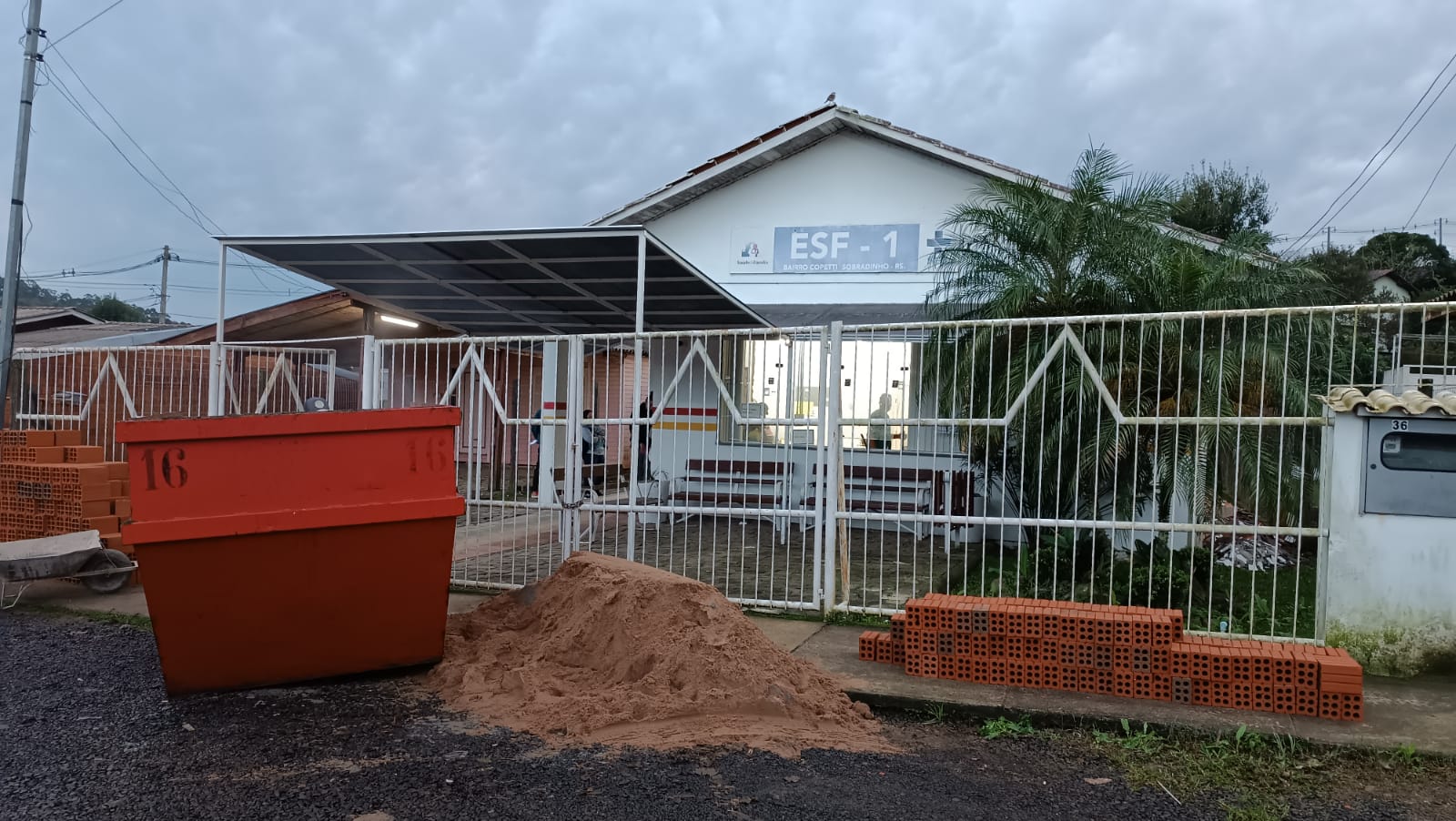 Começaram as obras de ampliação e reforma da ESF 1 no Bairro Copetti