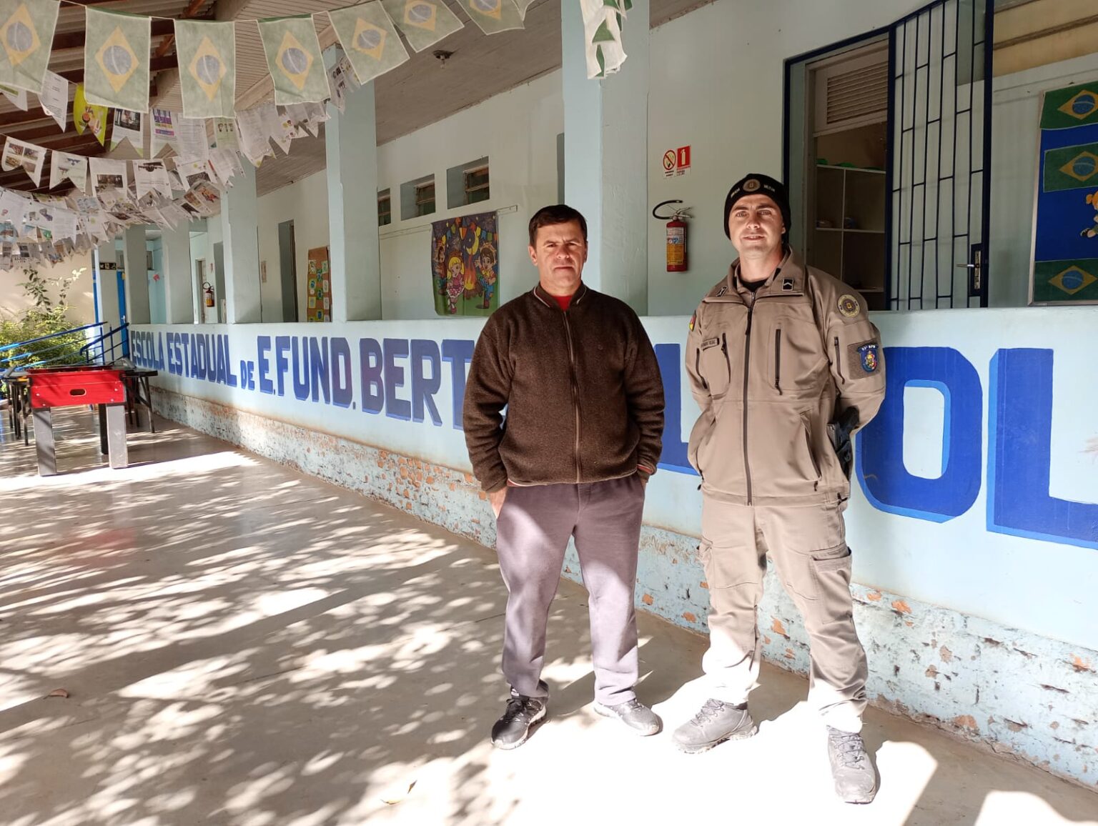 Brigada Militar faz visitas e reforça parceria com escolas do interior ...